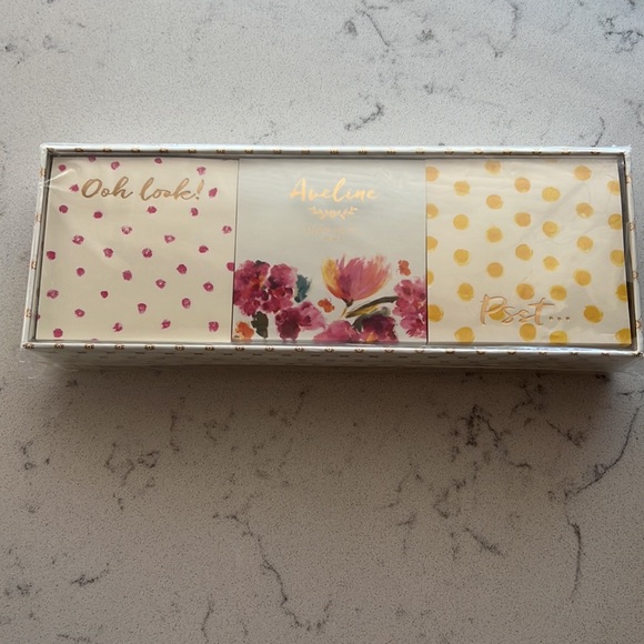 Papyrus | Office | Papyrus Aveline Set Of 3 Sticky Note Blocks New ...